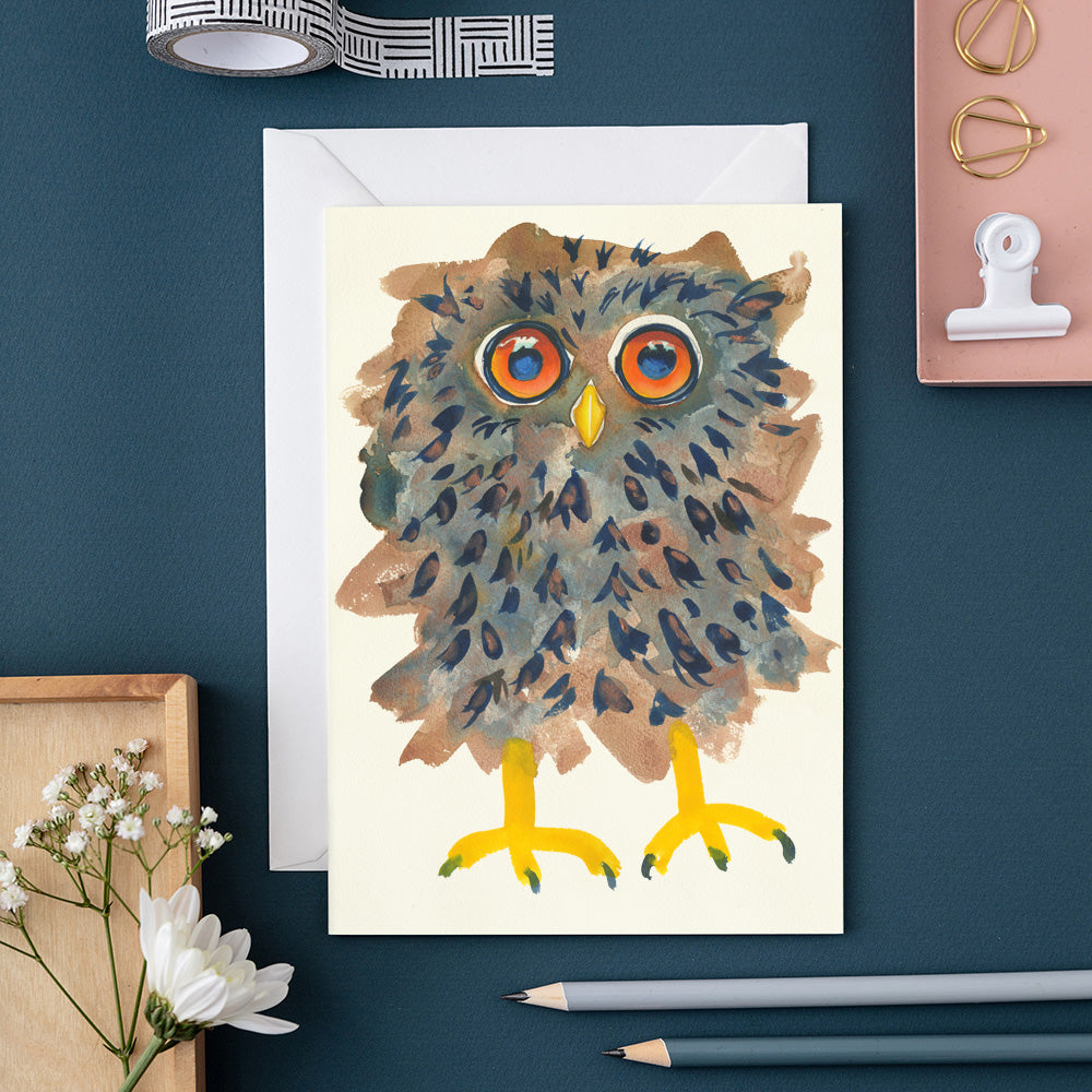 Owl - Greetings Card – Trade - The DM Collection