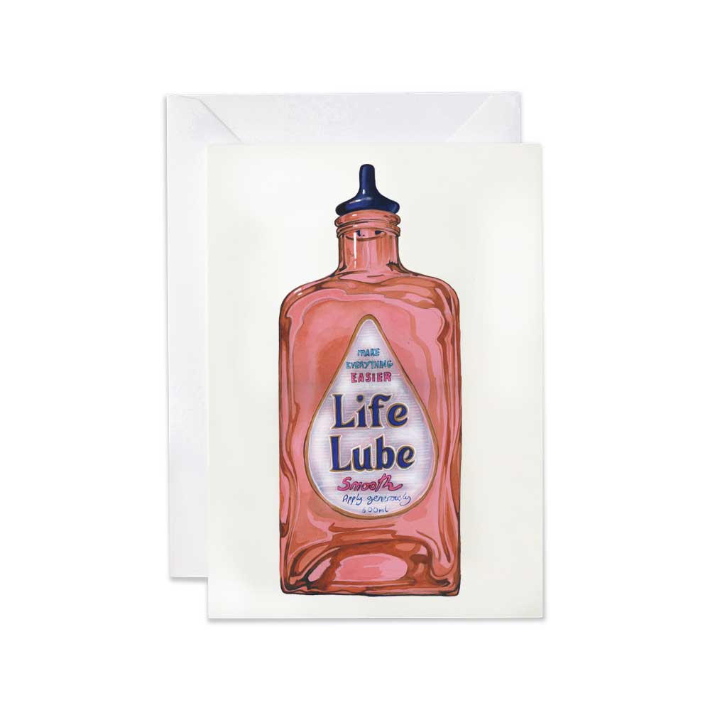 Life Lube - Lubricant - Greetings Card – Trade - The DM Collection