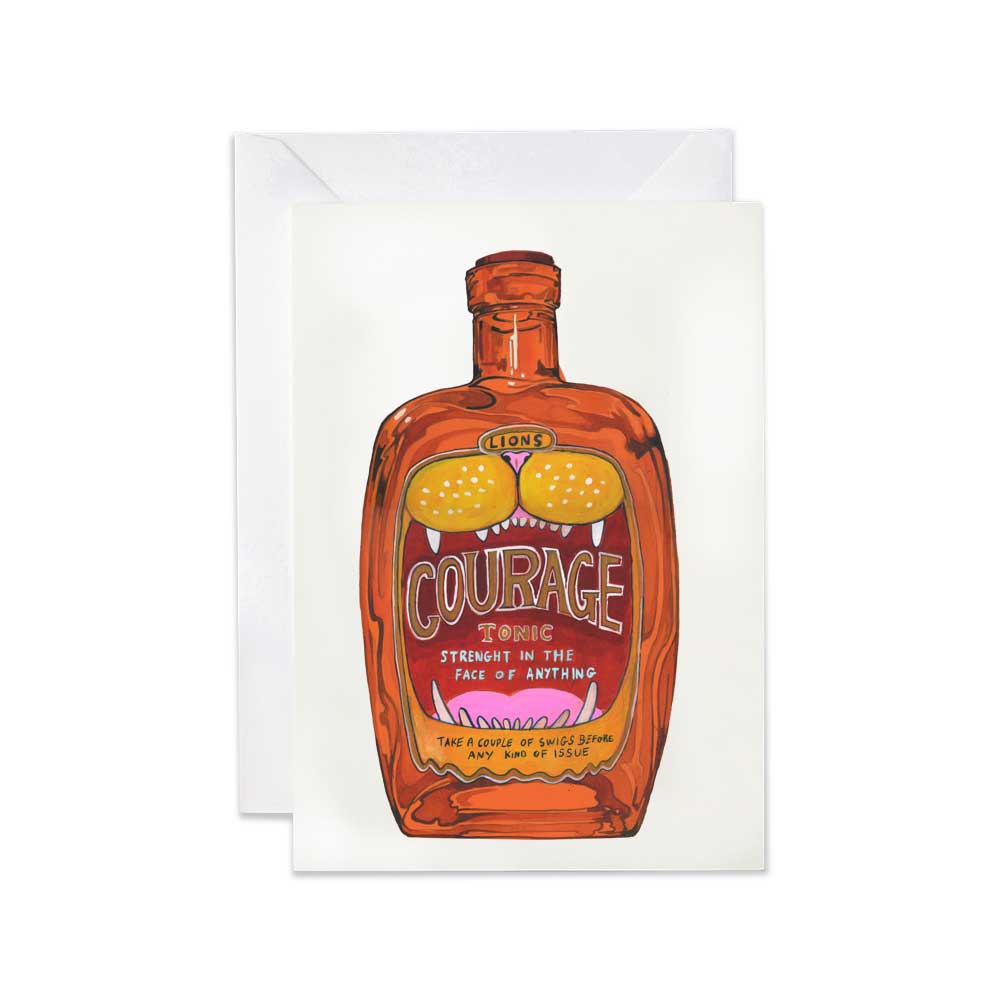 Courage - Tonic - Greetings Card – Trade - The DM Collection